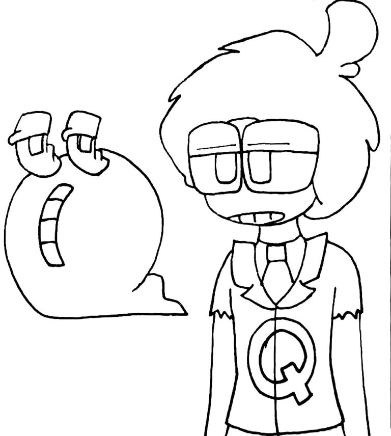 B Alphabet Lore Coloring Page Alphabet Coloring Pages Coloring Pages